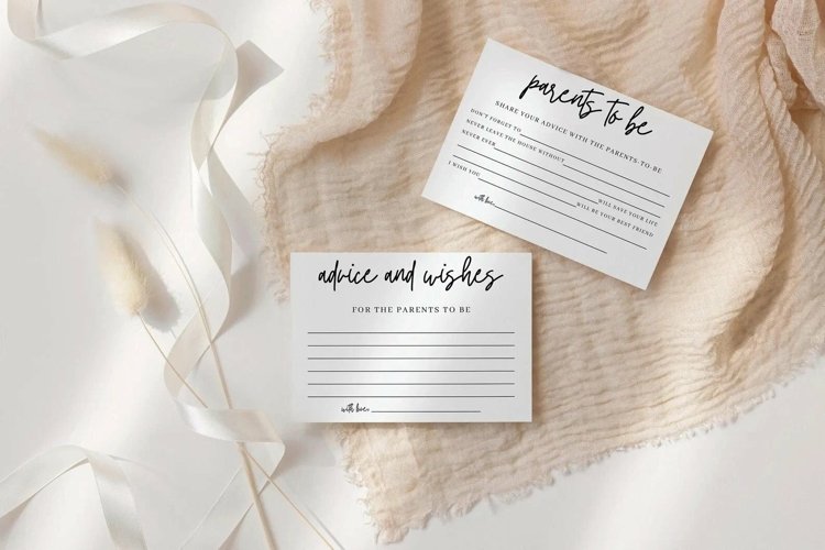 3 Advice for Parents To Be Cards Template (3634628)
