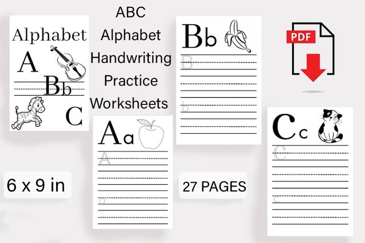 ABC Alphabet Handwriting Practice Worksheets 2535160 ABC Alphabet Handwriting Practice Worksheets 2535160