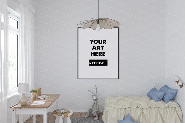 Vertical frame mockup - movable & scalable frame (2179038)