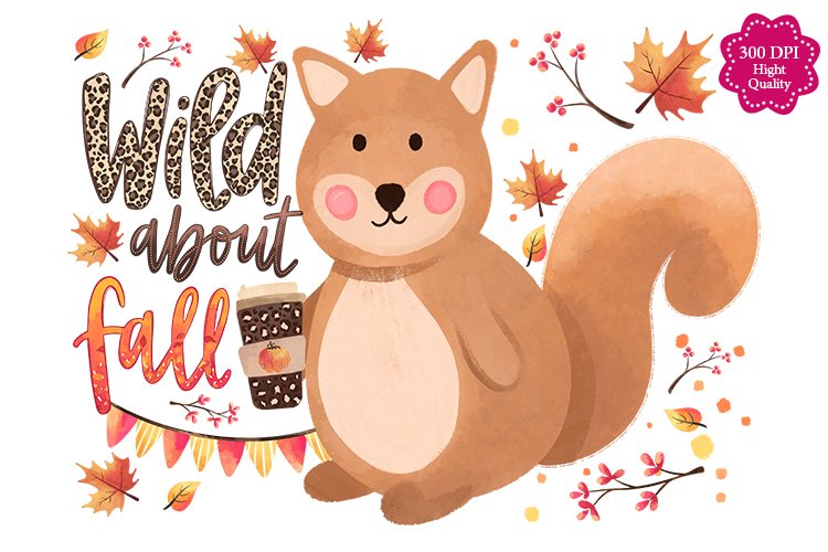 squirrel png | Autumn clipart | Fall png sublimation (1514862 ...