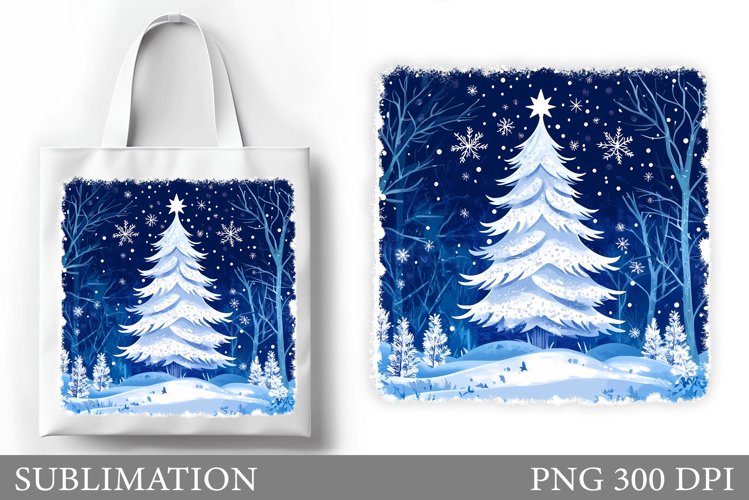 Christmas Tree Tote Bag. Christmas Tote Bag Design (4884444)