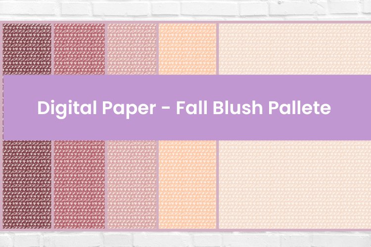 Blush Fall Digital Paper