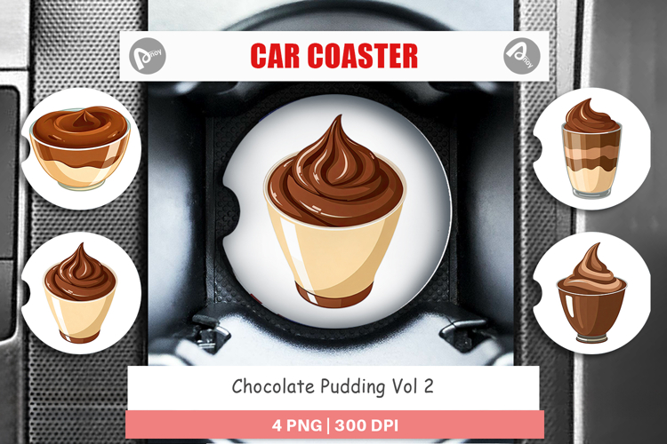 Car Coaster Chocolate Pudding (5486846)