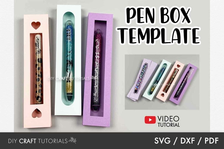 Pen Box svg, Epoxy pen box svg, Packaging svg (1404792) | Paper Cutting ...