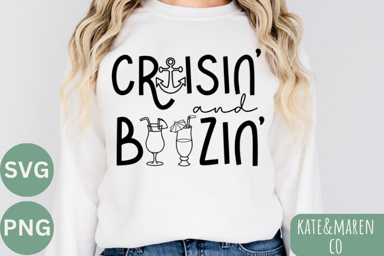 Cruise SVG | Funny Cruise SVG | Crusin and Boozin SVG