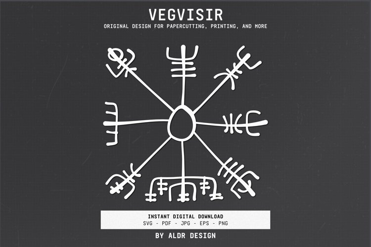 Vegvisir | SVG Template Suitable for Paper Cutting