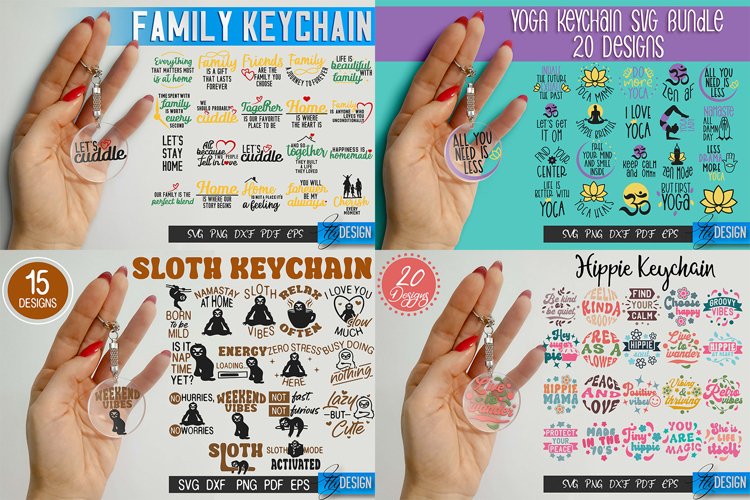 Keychain Mega Bundle SVG | Bestsellers Keychain SVG - Free Design of ...