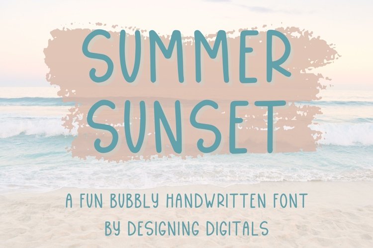 Fun Bubbly Handwritten Font