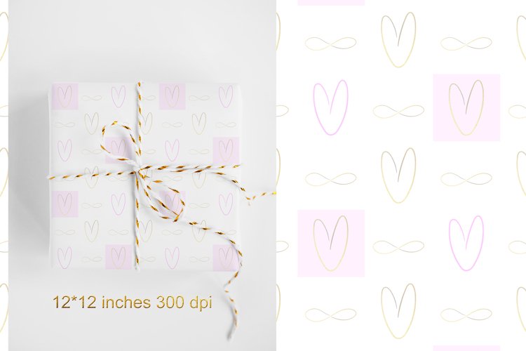 Valentines Day Digital Paper. Valentines Digital (3277443)