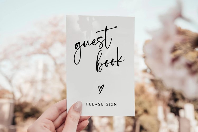 Baby Shower Guest Book Sign Template