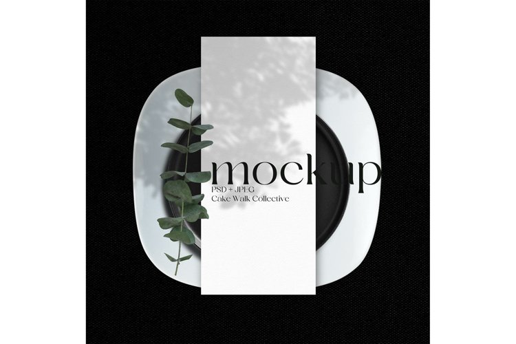 Menu Mockup | Program Mockup | Blank Card Mockup | (2507081)