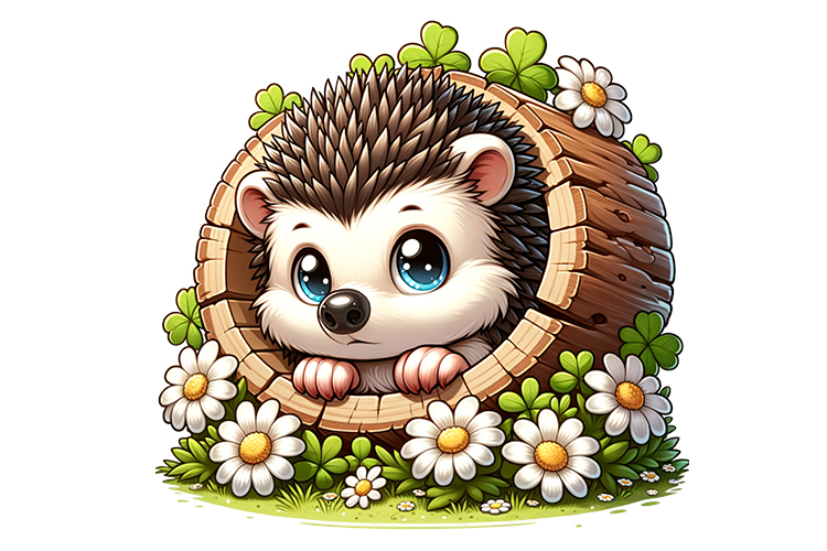 Hedgehog Clipart - PNG File (5431304)