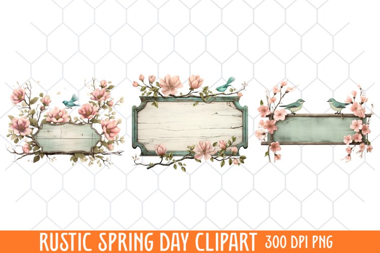 Rainy Spring Day Clipart Bundle, Rainy Spring Clipart