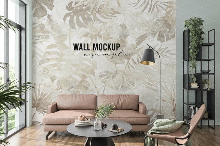 Wall mockup - Interior mockup - Wallpaper mockup (2195045)