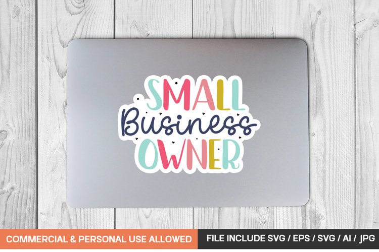 Small Business Owner sticker design (3586629)