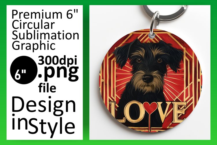 Lovely Dog Sublimation Designs (3398165)