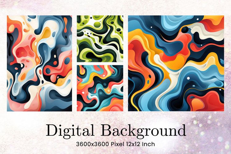 Abstract Background Digital Paper Wallpaper (5238981)