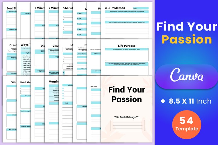 Find Your Passion Canva Interior