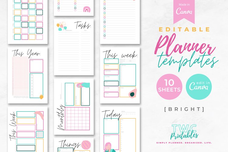 Canva Planner Templates