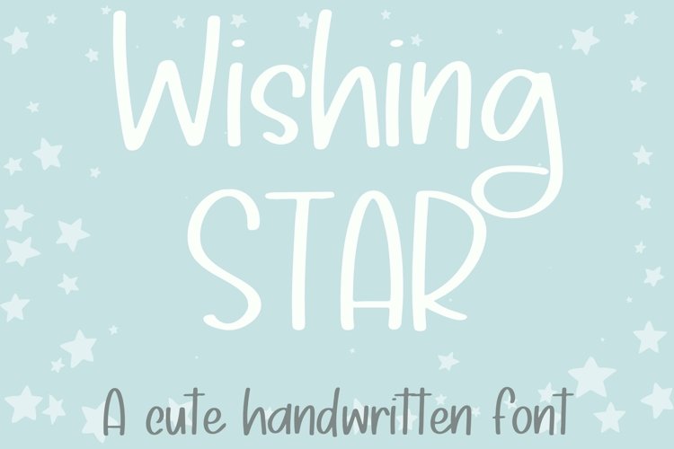 Wishing Star - A fun Handwritten Font