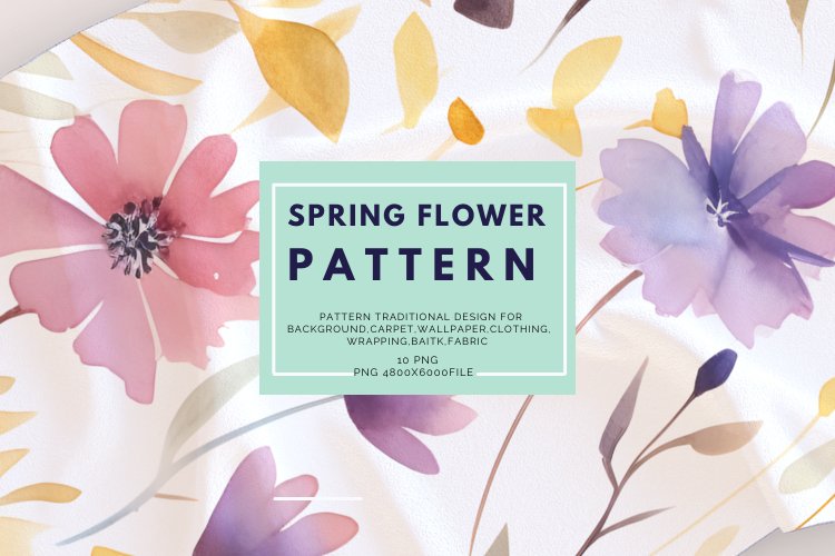 Spring Flower Pattern Background (2549462)