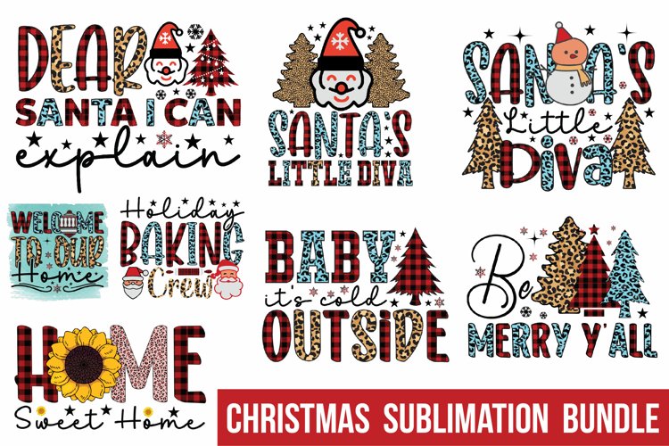 Christmas Sublimation Bundle (2321586)