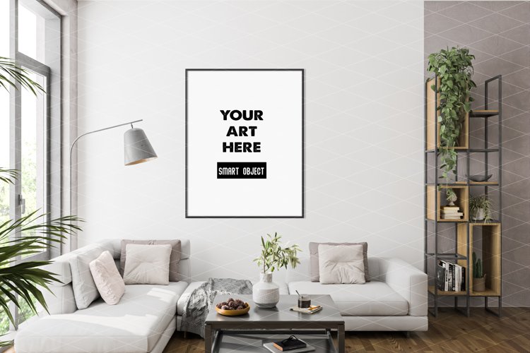 Vertical frame mockup - movable & scalable frame (2189918)