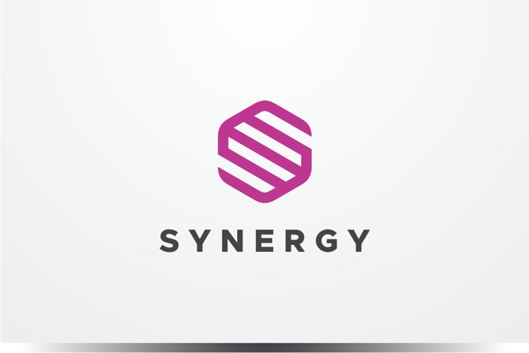 Synergy - Letter S Hexagon Logo Template (2515039)