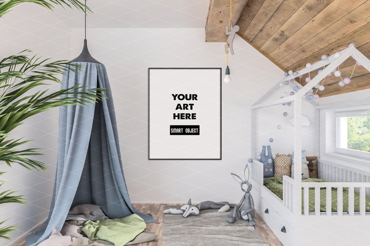 Vertical frame mockup - movable & scalable frame (2170262)