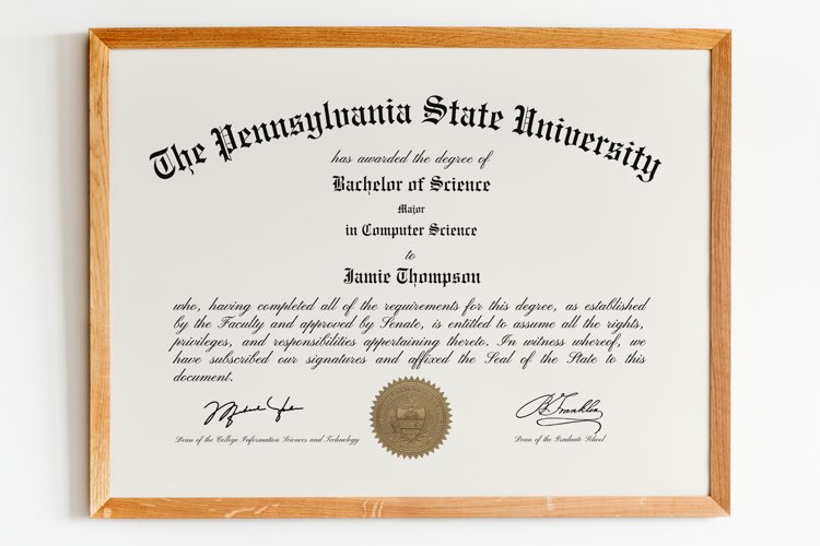 University & College diploma, custom diploma (2587121)
