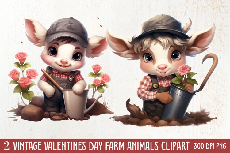 Valentines Bundle, Valentines Clipart, Valentines Watercolor