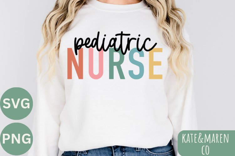 Pediatric Nurse SVG | Nurse Peds SVG | Pediatric (2585151)