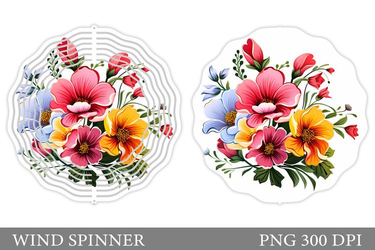 Flowers Wind Spinner Design. Flowers Peonies Wind (3616345)