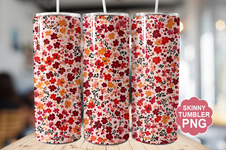 Floral Pattern Tumbler | Floral Tumbler Wrap