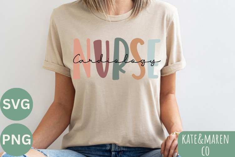 Cardiology Nurse SVG | Nurse Cardio SVG | Heart (2582464)