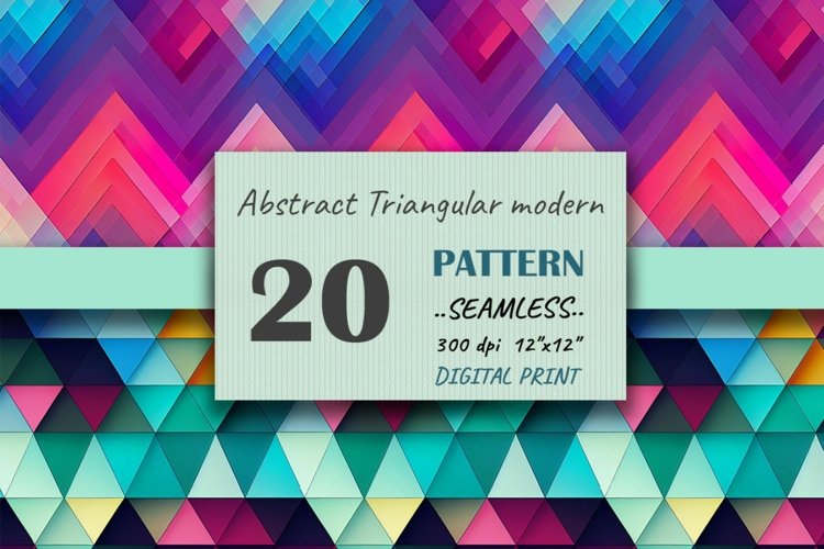 20 Seamless Abstract Geometrical Digital Paper For Download