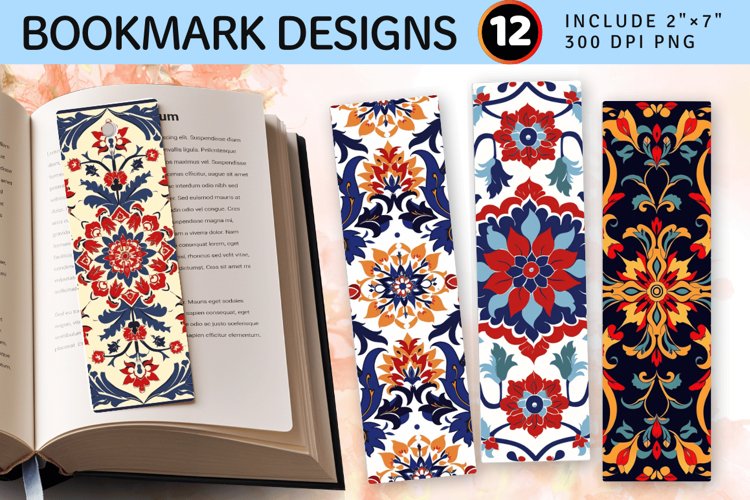 Turkish Traditions PNG Bookmark Sublimation Design
