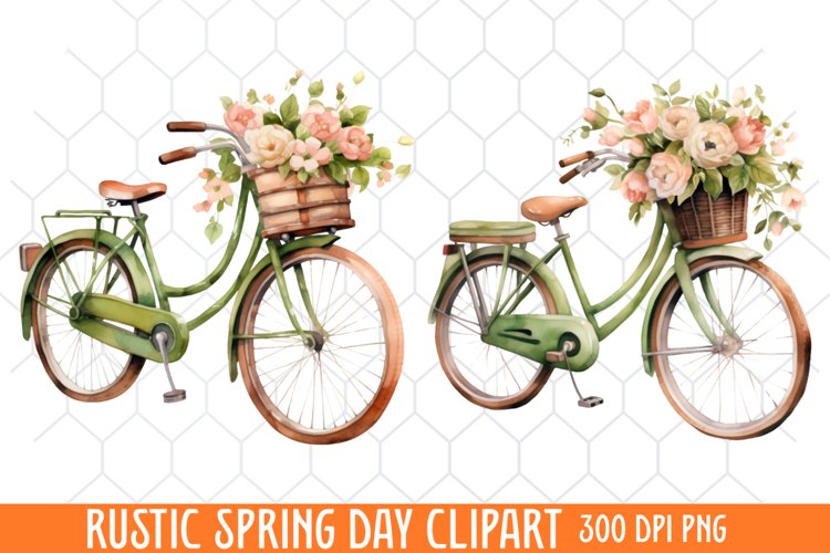 Rainy Spring Day Clipart Bundle, Rainy Spring Clipart