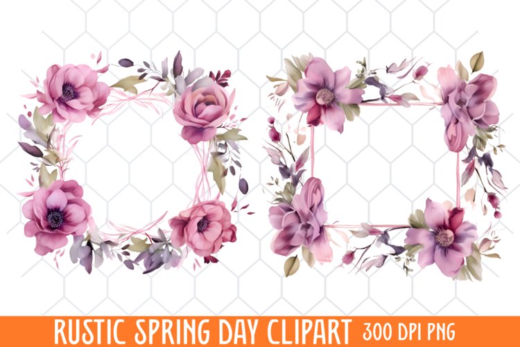 Rainy Spring Day Clipart Bundle, Rainy Spring Clipart