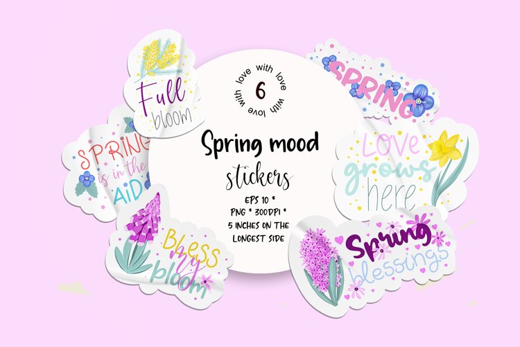 spring stickers