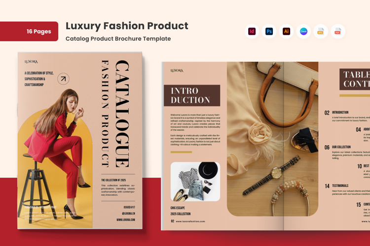 Elegant Luxury Fashion Catalog Brochure