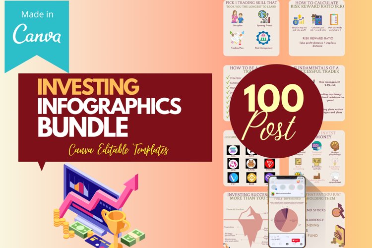 Investing Infographics - Canva Editable Templates