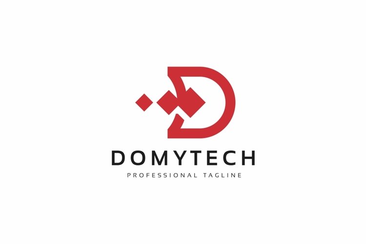 Domytech D Letter Logo