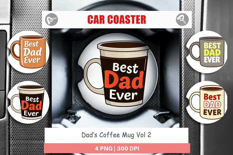 Car Coaster Dad’s Coffee Mug (5485778)