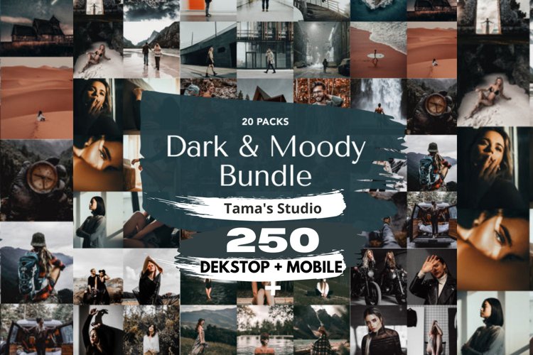 250 Dark & Moody Lightroom Preset IOS/Android & Dekstop