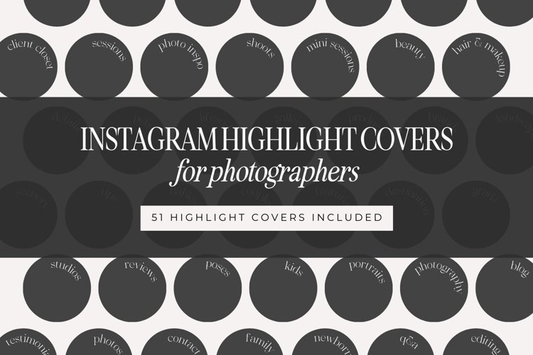 Instagram Highlight Covers for Photographers (1999567)