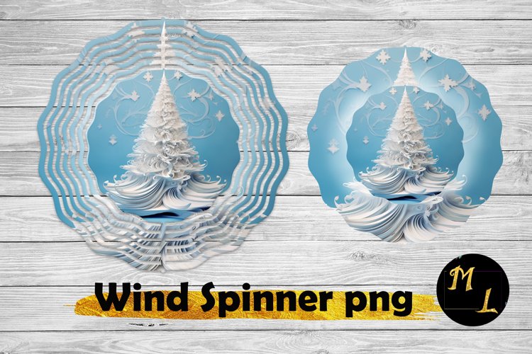 Christmas Tree Wind Spinner,3d Christmas Wind Spinner