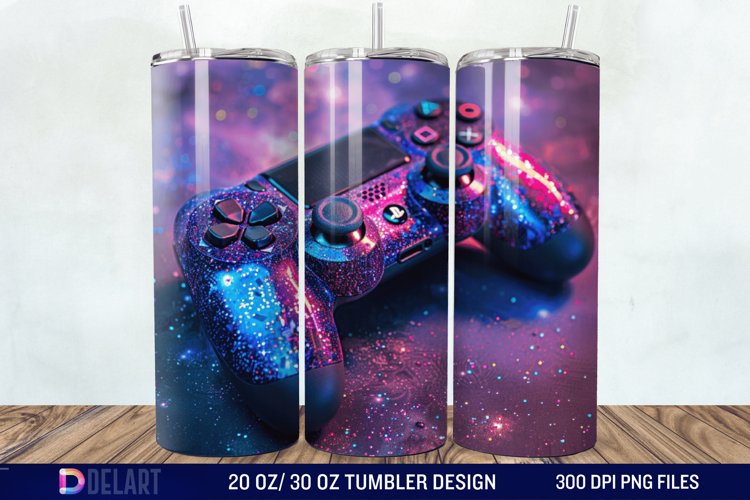3D Game Controller Tumbler Wrap