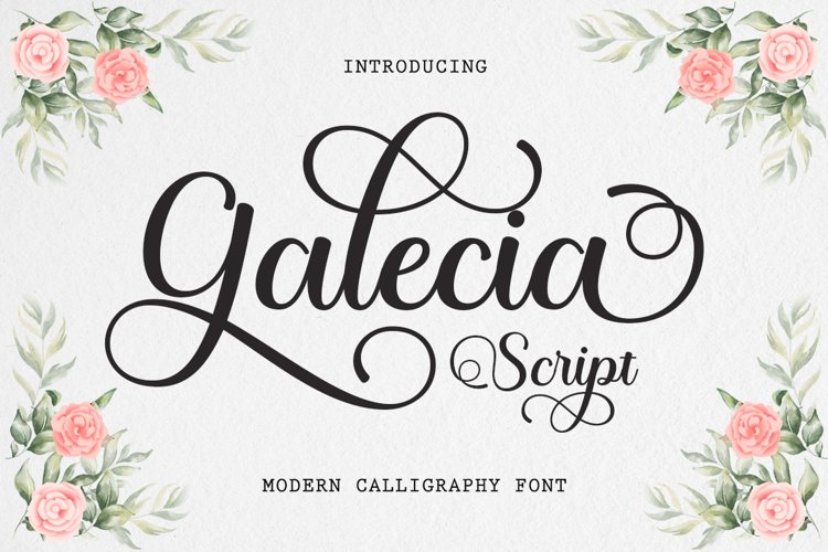Galecia Script (2143792) | Handwritten | Font Bundles