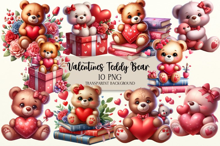 Valentines Teddy Bear Clipart (3139404)
